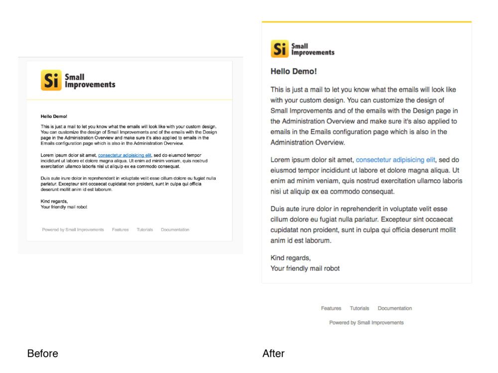 Redesigning the Small Improvements emails